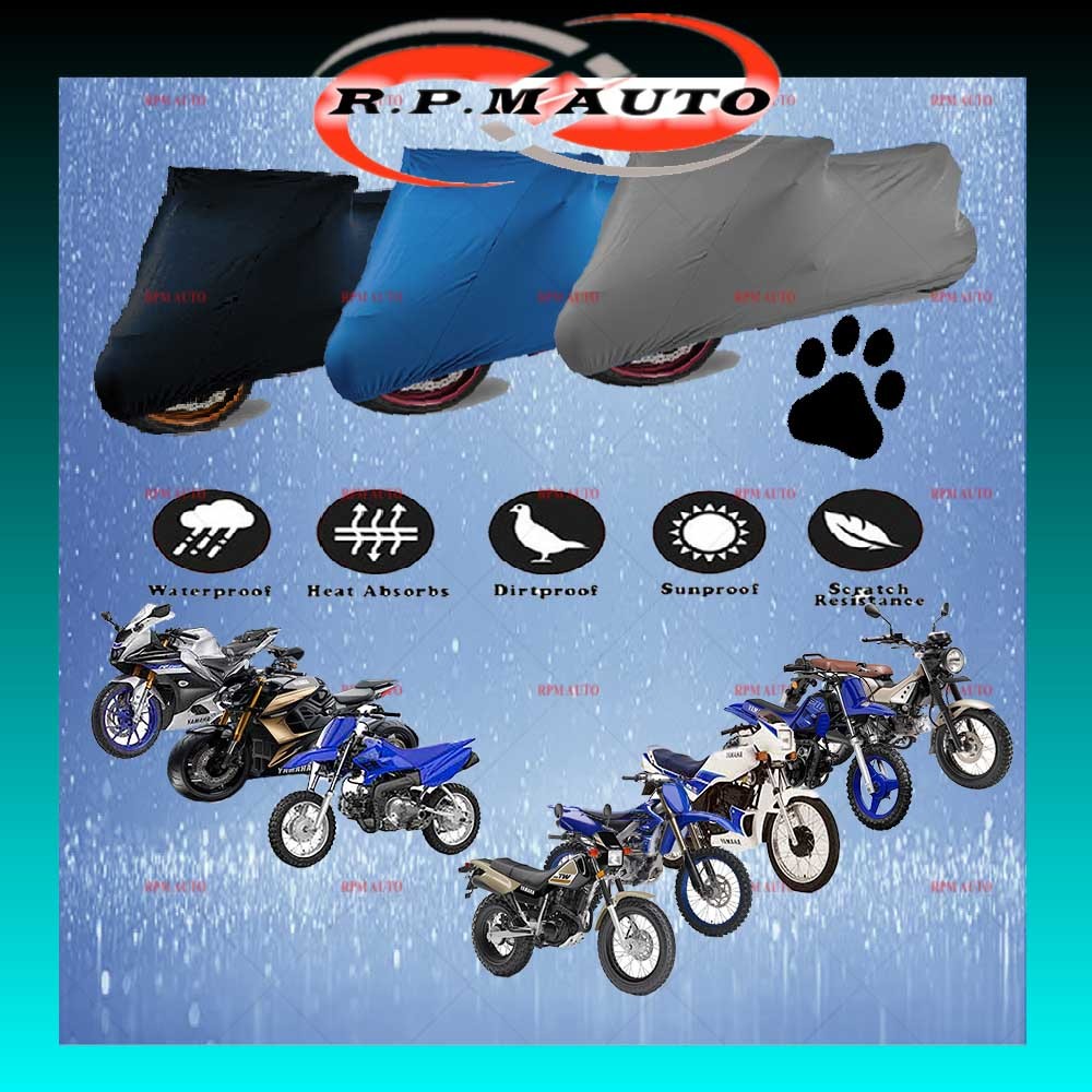 YAMAHA Motorcycle Cover Protection Waterproof Dust UV Selimut Motosikal ...
