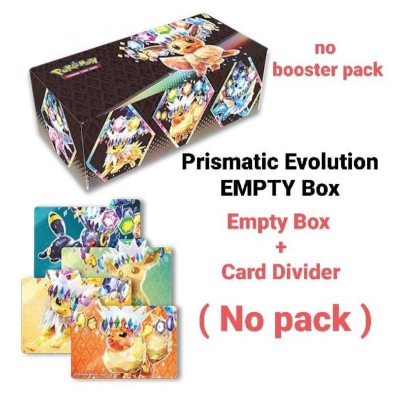 SV8.5 Prismatic Evolution Empty surprise box ( no booster pack ) Empty ...