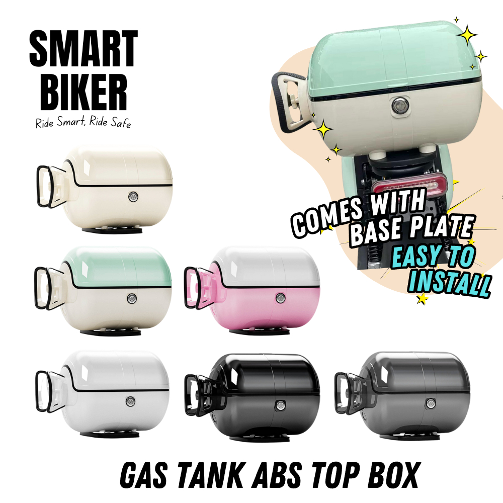 Gas Tank Top Box ABS 40L (Motorcycle Trunk Storage Case) Easy ...