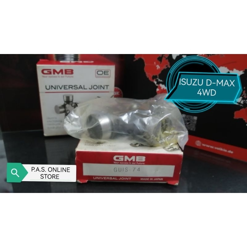 GMB Universal Joint / U-Joint / Coupling GUIS-74 for Isuzu D-Max 4WD ...