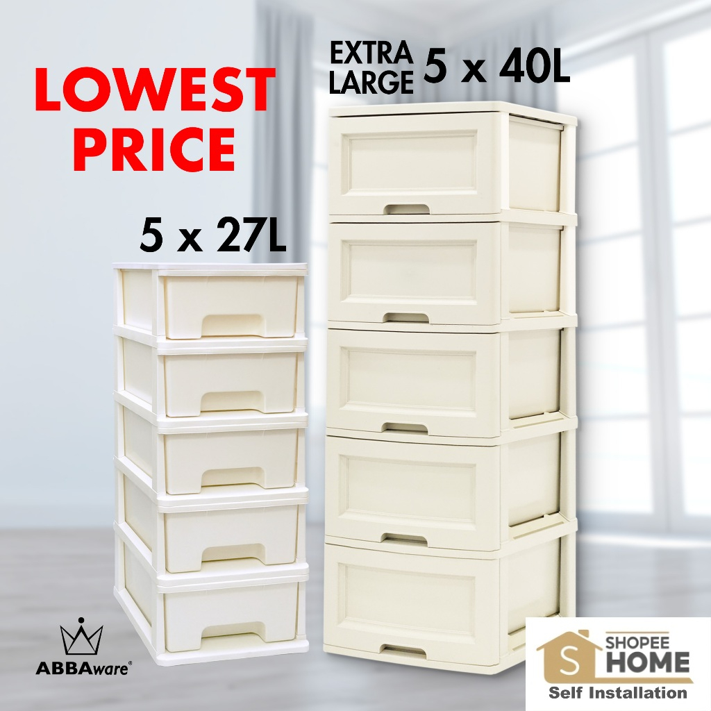 Tier Drawer Cabinet Abbaware Whole White / Plastik Kabinet / Drawer ...
