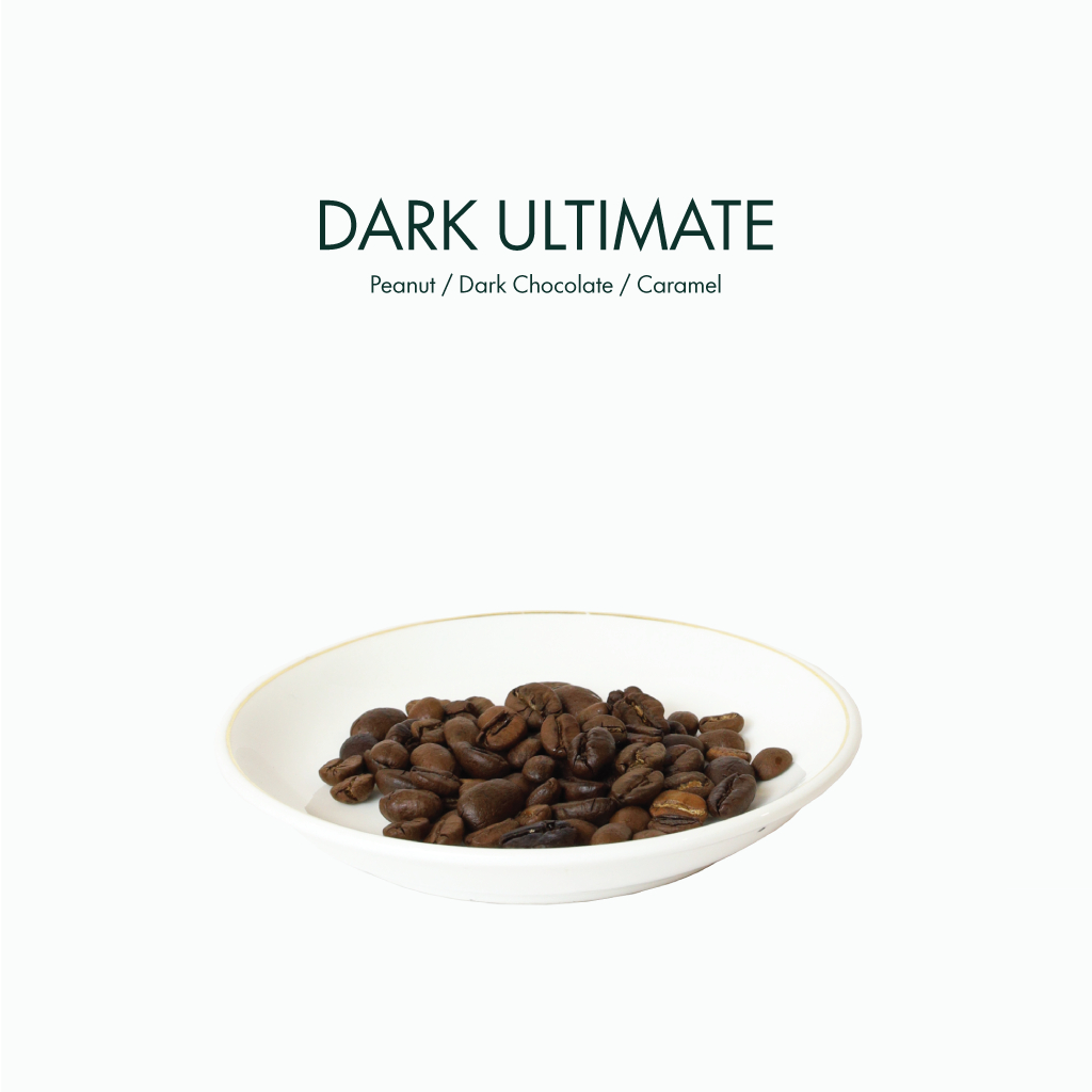 Dark Ultimate Blend Dark Roast Arabica & Robusta Coffee Beans Kopi ...