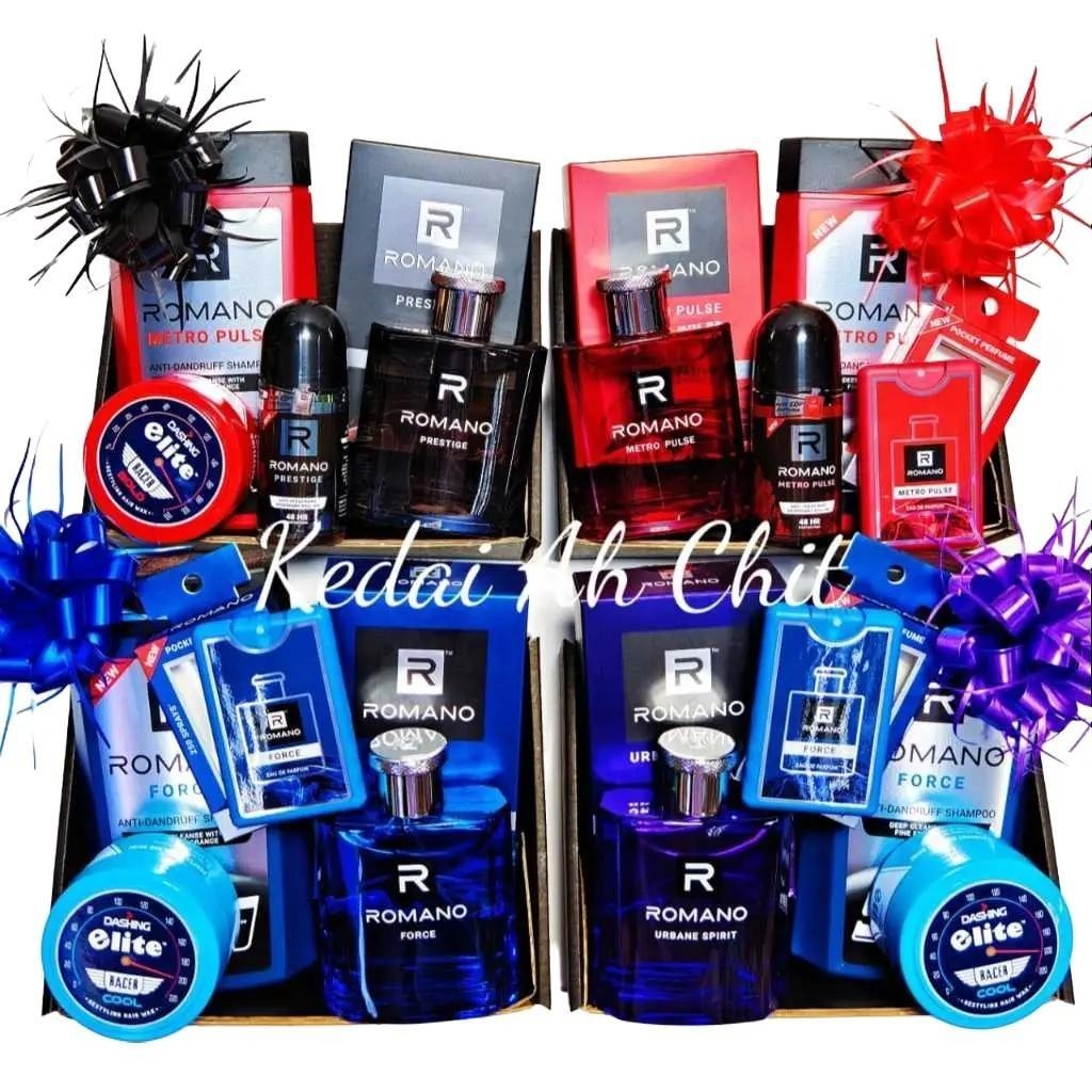 ROMANO PERFECT Perfume Gift Set - We Wrapped For U + Handmade Ribbon ...