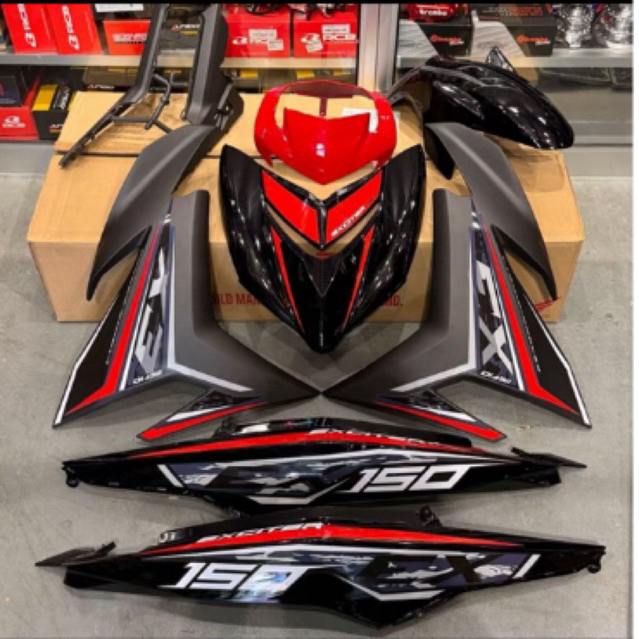 COVER SET Y15ZR V1/V2 EXTHAI MERAH ORI HLD | Shopee Malaysia