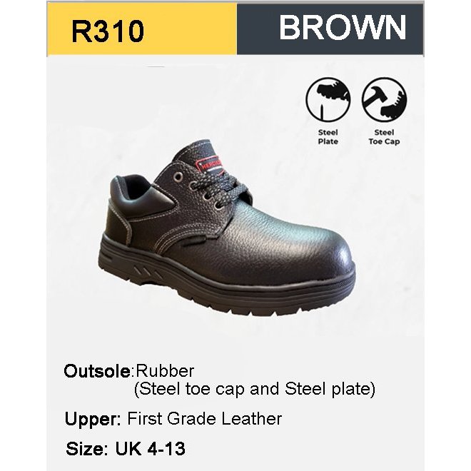 Hercules Safety Shoes Safety Boot SIzes 4-13 310 | Shopee Malaysia