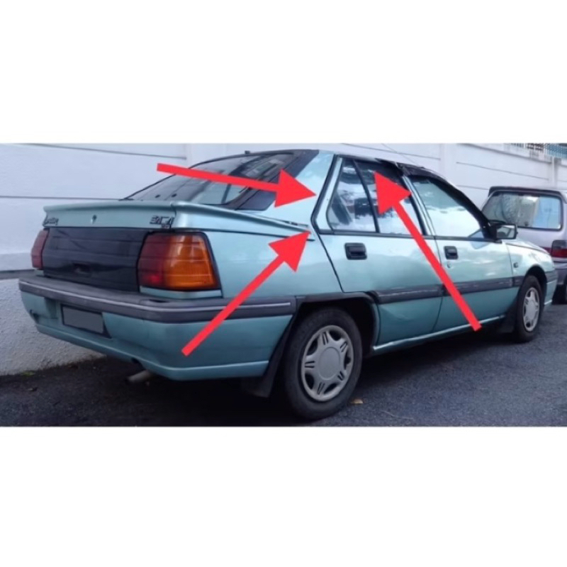 Proton Saga / Iswara LMSS LMST Door Frame Outer Moulding Used Original ...