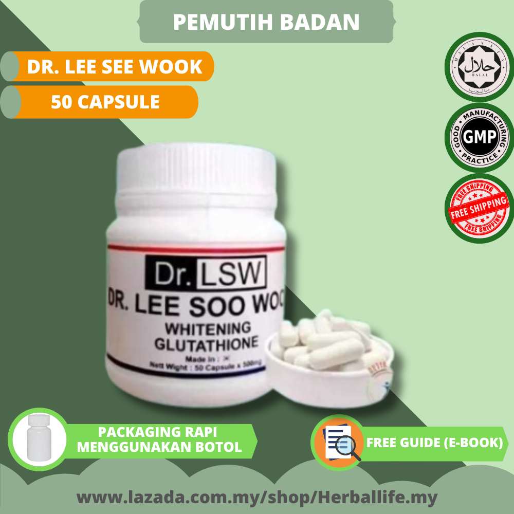 Ubat Putih Dr Lsw Glutathione Supplement Whitening Korea Collagen Cerah ...