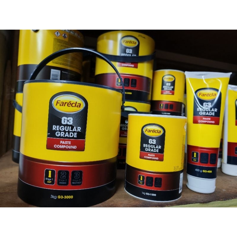 FARECLA G3 REGULAR GRADE PASTE COMPOUND/ Potong lacquer 400gm/ 1kg/ 3kg | Shopee Malaysia