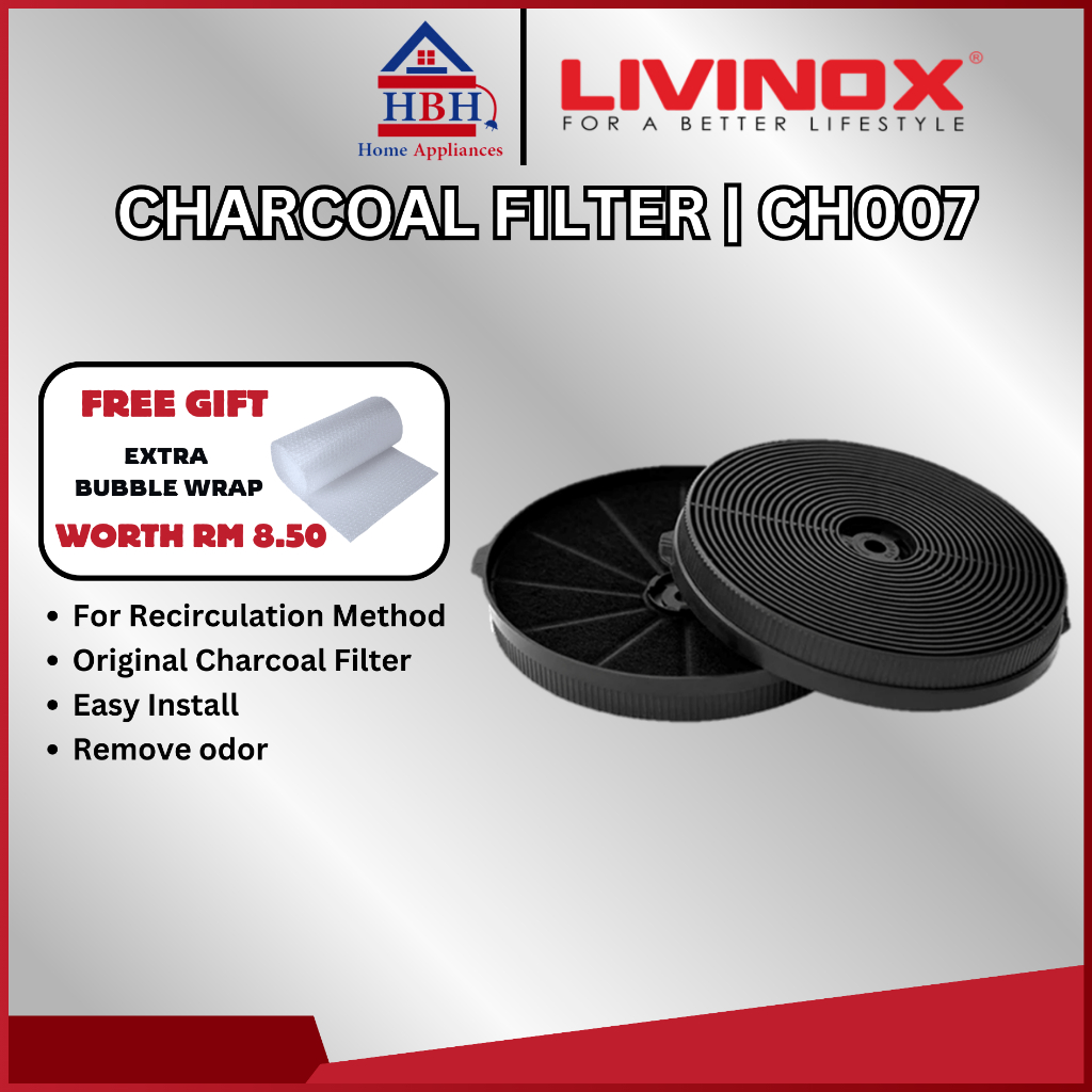 【Original】Livinox CH007 Kitchen Cooker Hood Recirculation Recirculating ...