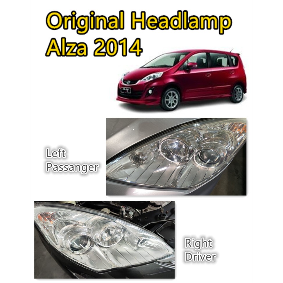 Perodua Alza 2014 Original Headlamp Head Lamp | Shopee Malaysia
