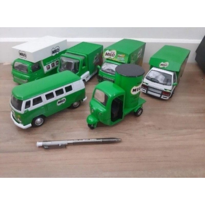 Preloved 6 pcs Limited Milo Van Big Size Complete Set | Shopee Malaysia