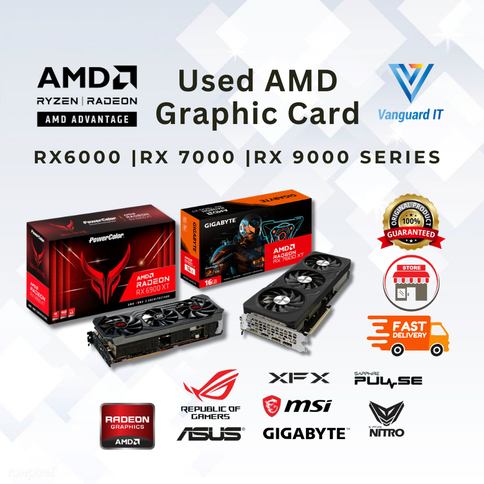 AMD RADEON GPU USED Graphics Card (GPU) | RX6900XT / RX6800XT ...