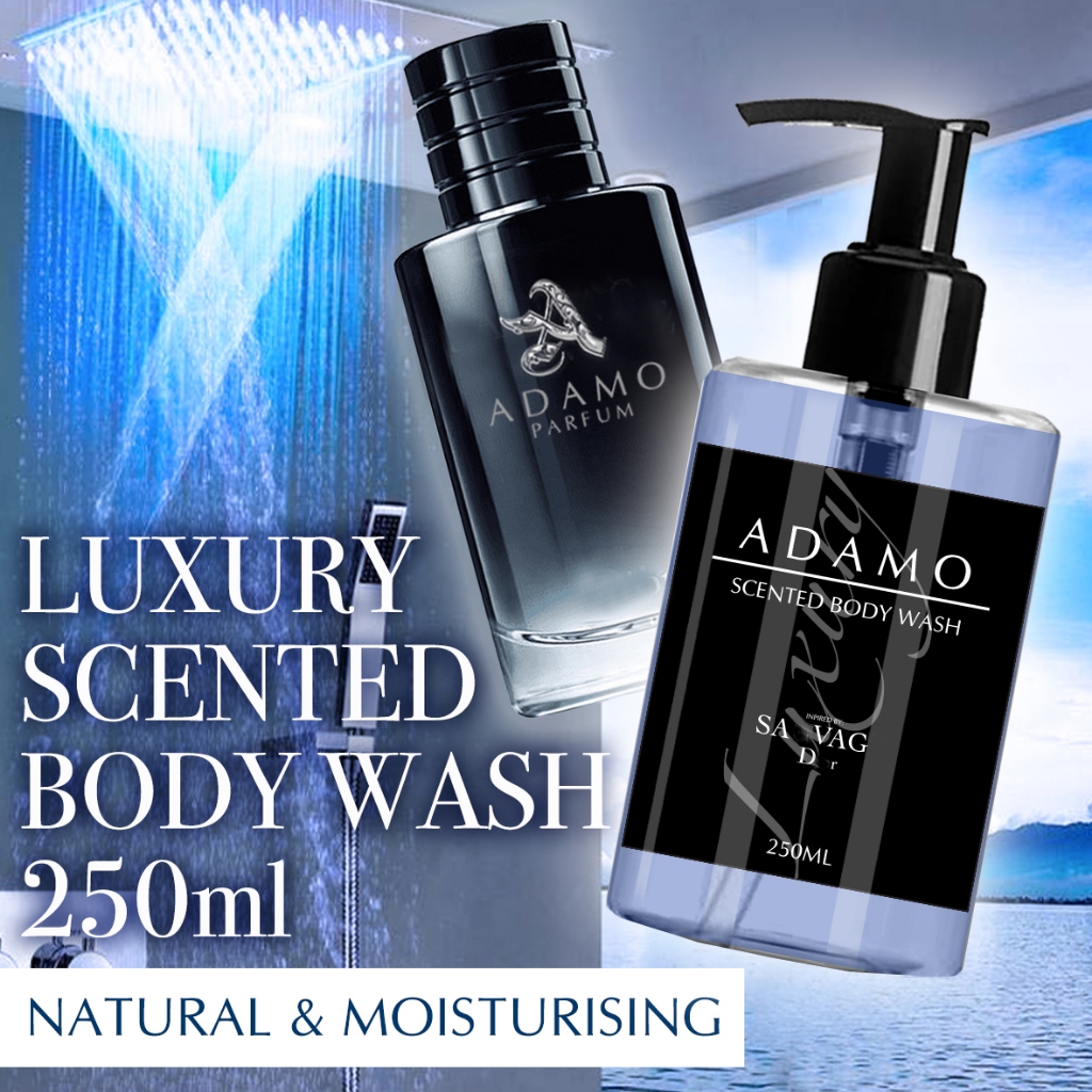 🔥Viral!!!🔥Adamo Luxury Scented Body Wash 250ML (Savag) | Shopee Malaysia