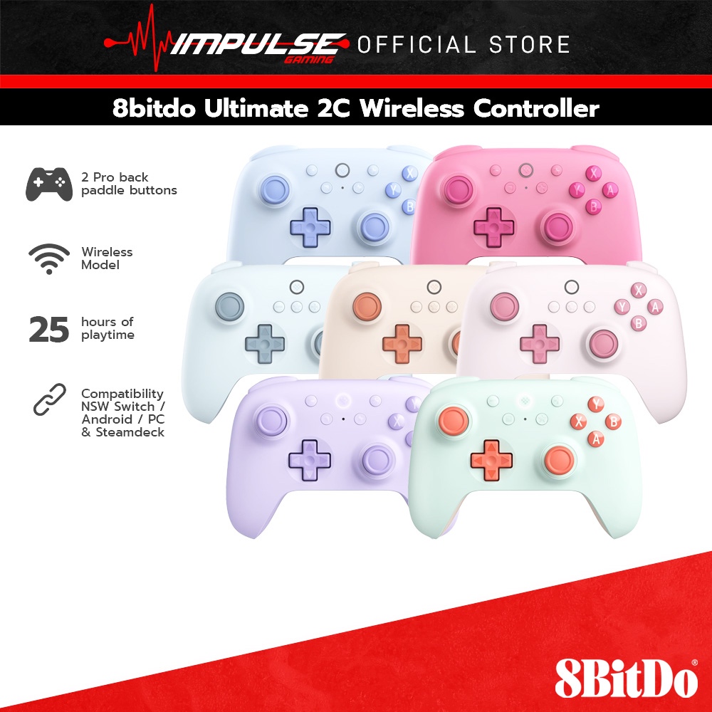 8BitDo Ultimate 2C Wireless Controller (for Nintendo Switch, Windows PC ...