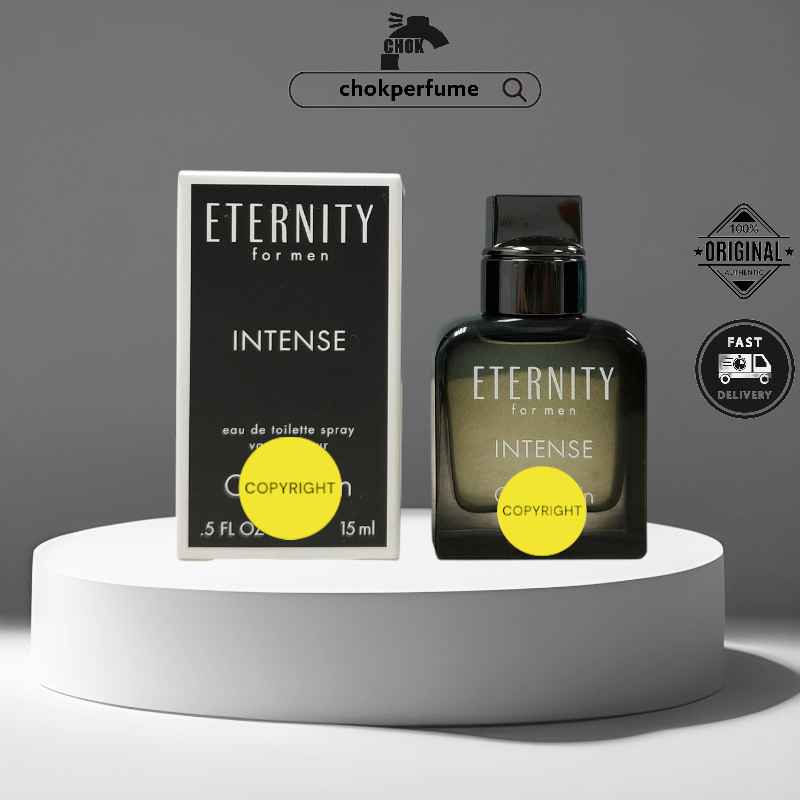 Eternity for Men Intense EDT 15ml Perfume Miniature Dap (M) | Shopee ...