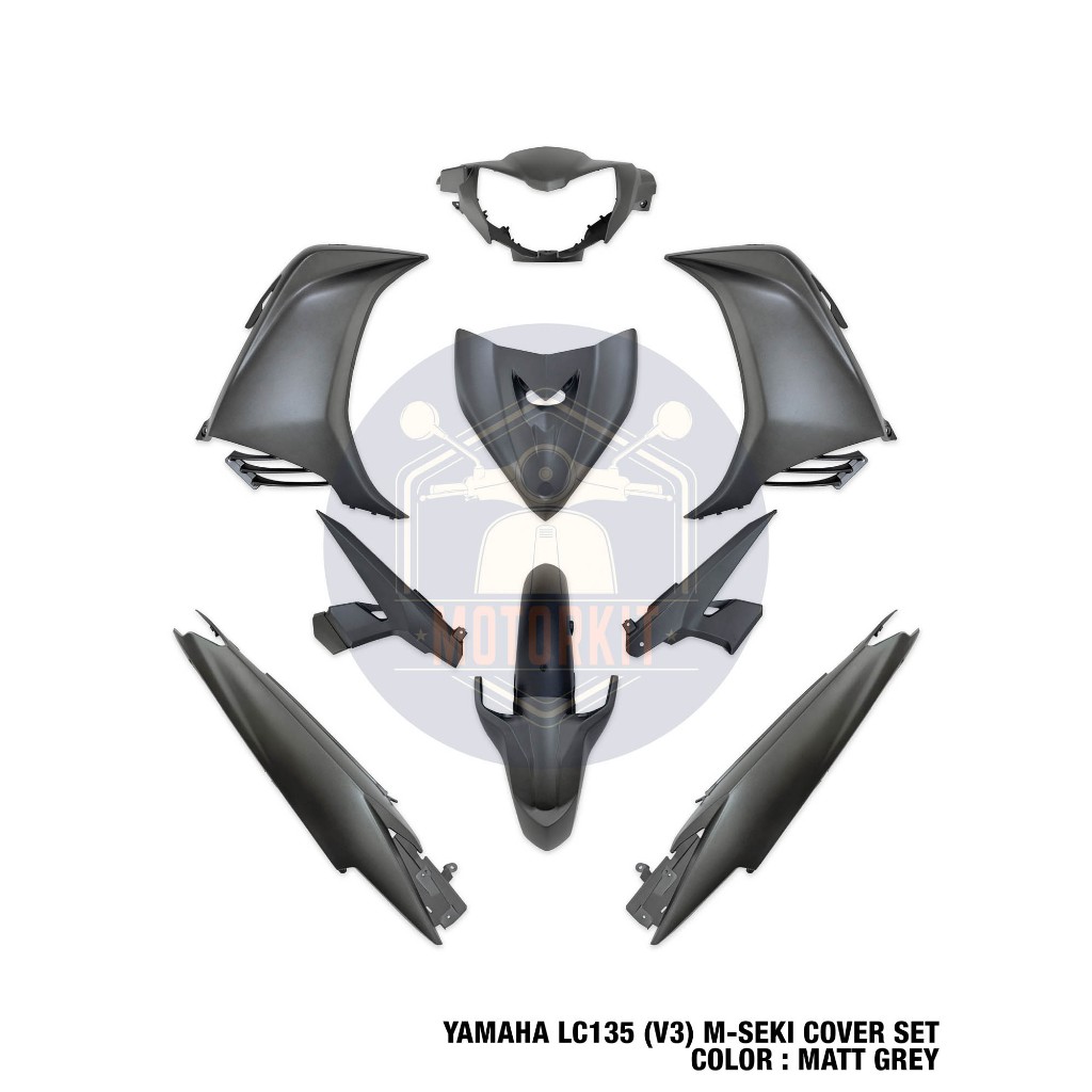 YAMAHA LC135 V3 135LC 55D 4S 4 SPEED MSEKI COVER SET BODY COVER SET ...