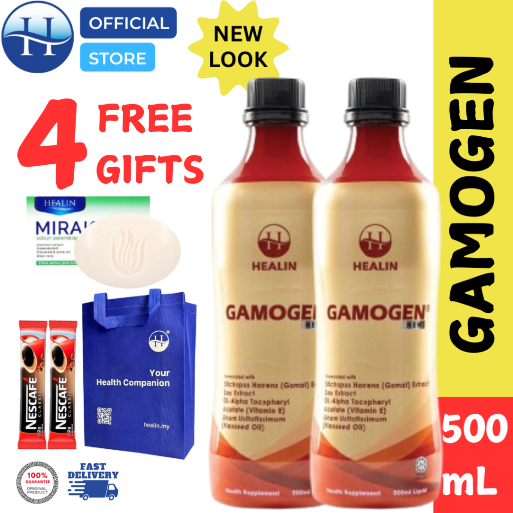 GAMOGEN GAMAT ASLI HEALIN PEK BERKEMBAR 2 BOTOL FREE 4 HADIAH [ MIRAKEL ...