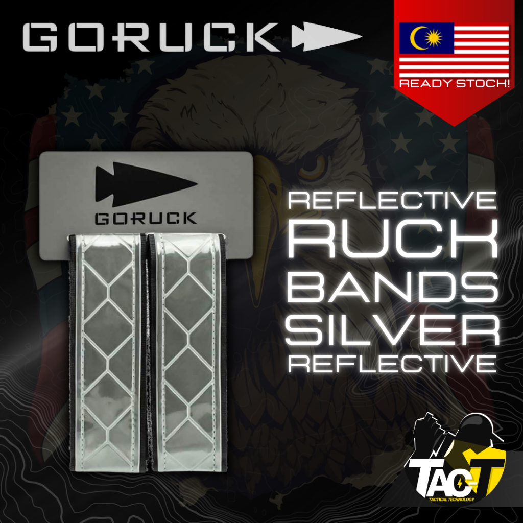 GORUCK Reflective Ruck Bands - Silver Reflective - Original | Shopee Malaysia