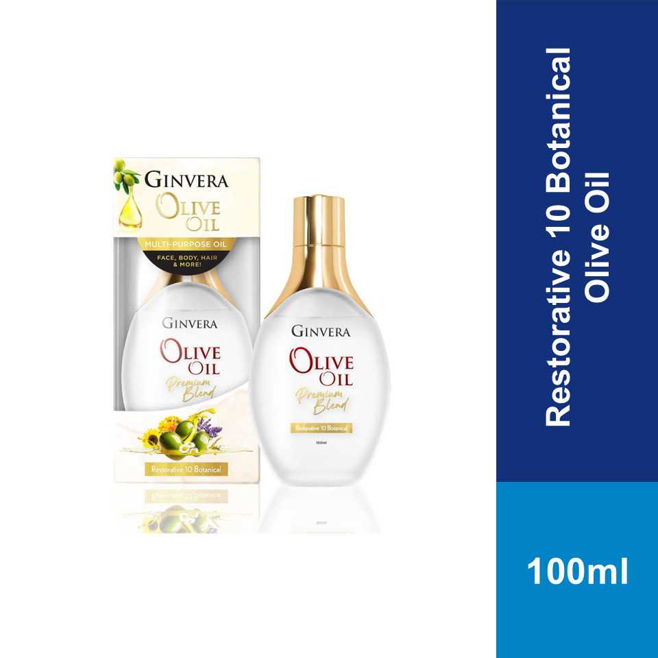 Ginvera Premium Olive Oil Restorative 10 Botanical 100ml | Shopee Malaysia