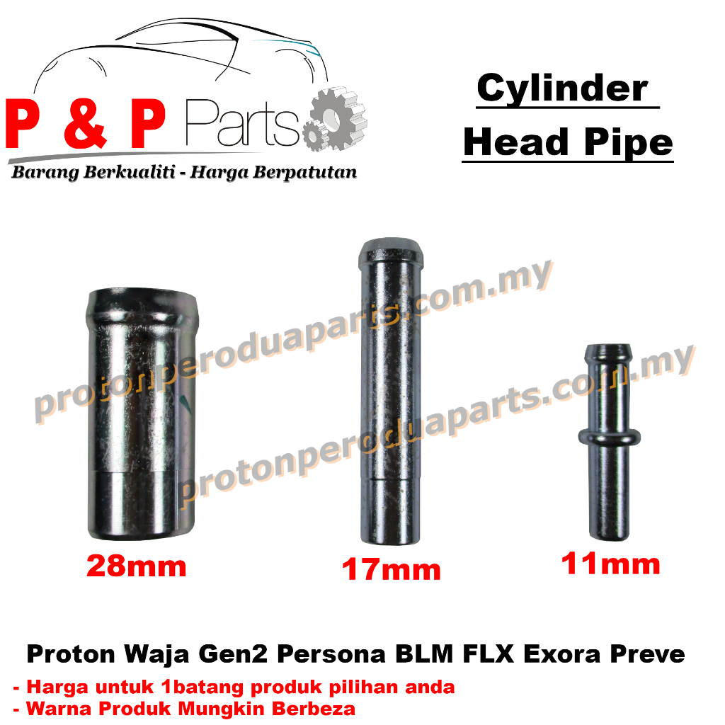 Cylinder Head Connector Pipe / Oil Pamp Paip Tanam 28mm 17mm 11mm ...