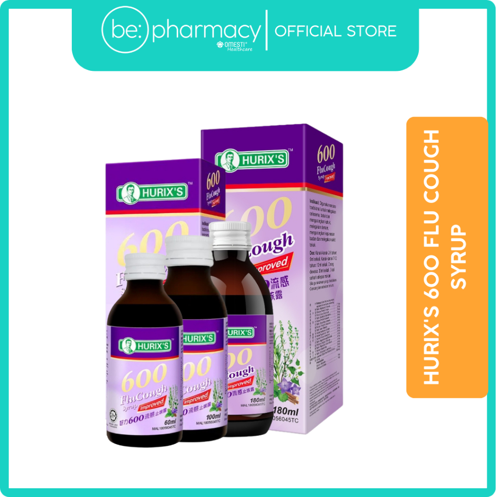 Hurix's 600 Flu Cough Syrup | Shopee Malaysia
