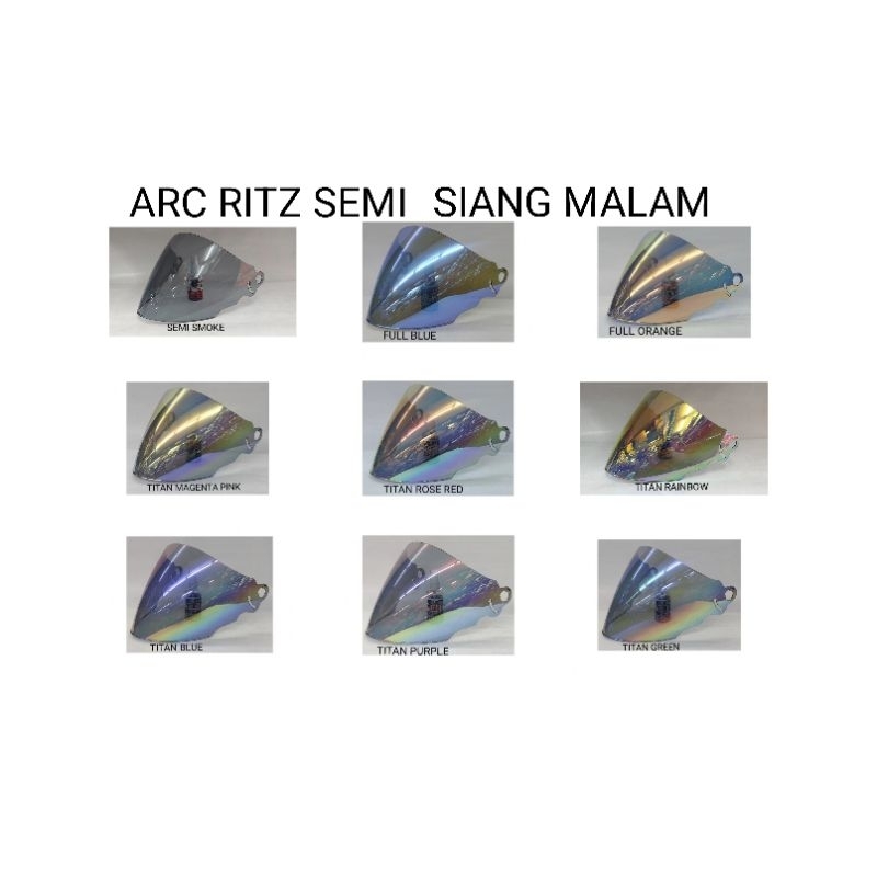 preferred - DAY NIGHT HELMET VISOR - ARC RITZ / ARC FLASH/ ARC DRAGON ...