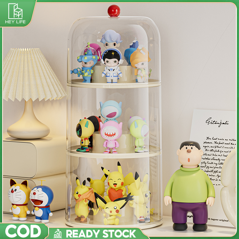 360 ° Rotating Display Stand display box pop mart organizer storge box ...