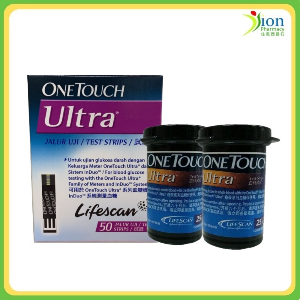 ONE TOUCH ULTRA TEST STRIP 25S | Shopee Malaysia