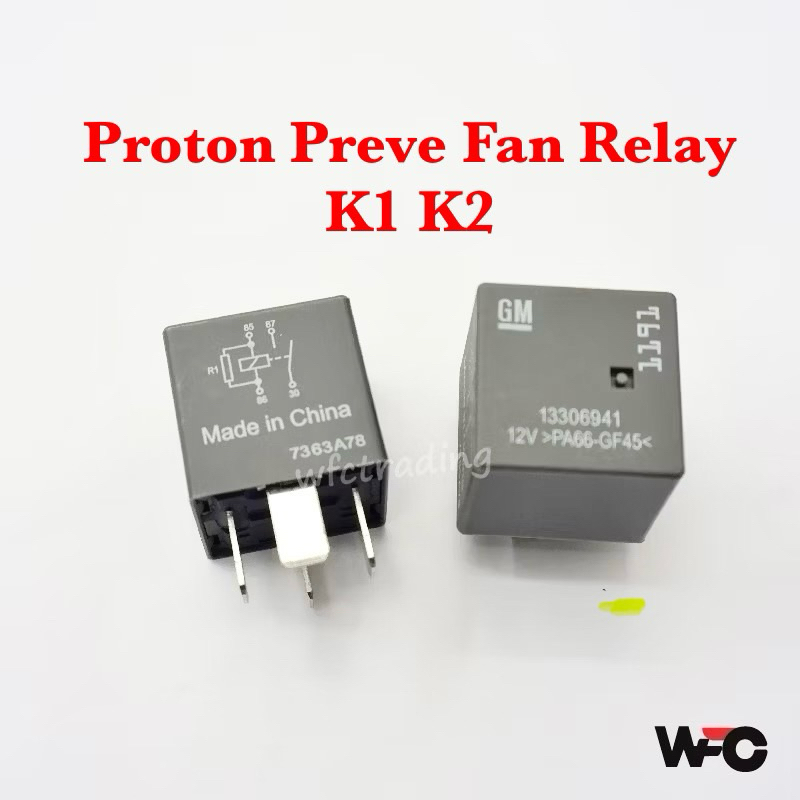 Proton Preve Fan Relay K1 K2 Small Size Brand GM 4pin Relay 2703 Relay ...