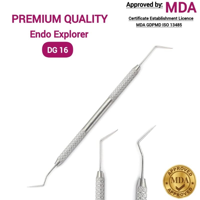 Dental Endo Explorers DG 16 Probe Double Ended MDA APPROVED Stainless ...