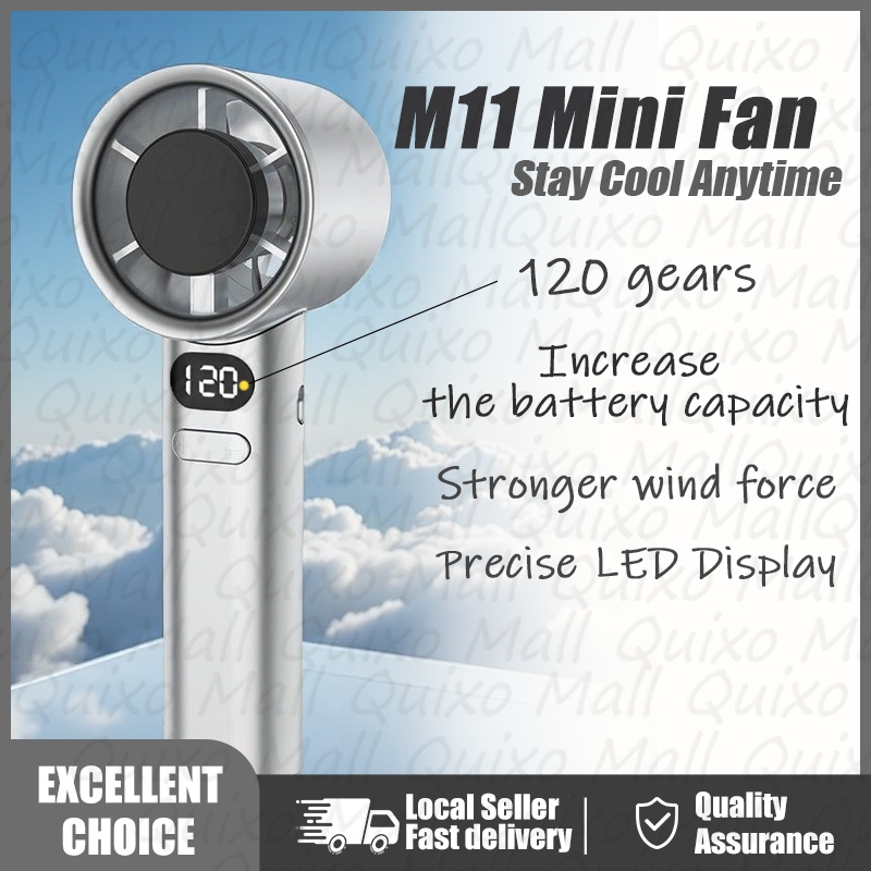 M11 Portable Infinite Turbo Variable Speed Handheld/Desktop Fan ...