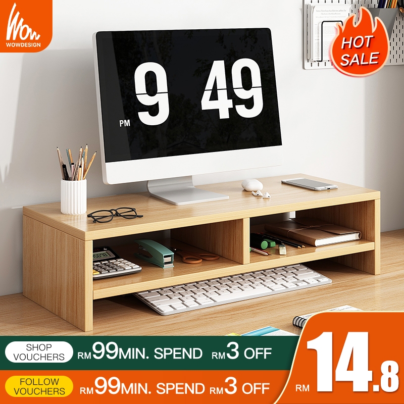 Monitor Stand Raiser Screen Increase Shelf Base Riser Laptop Stand ...