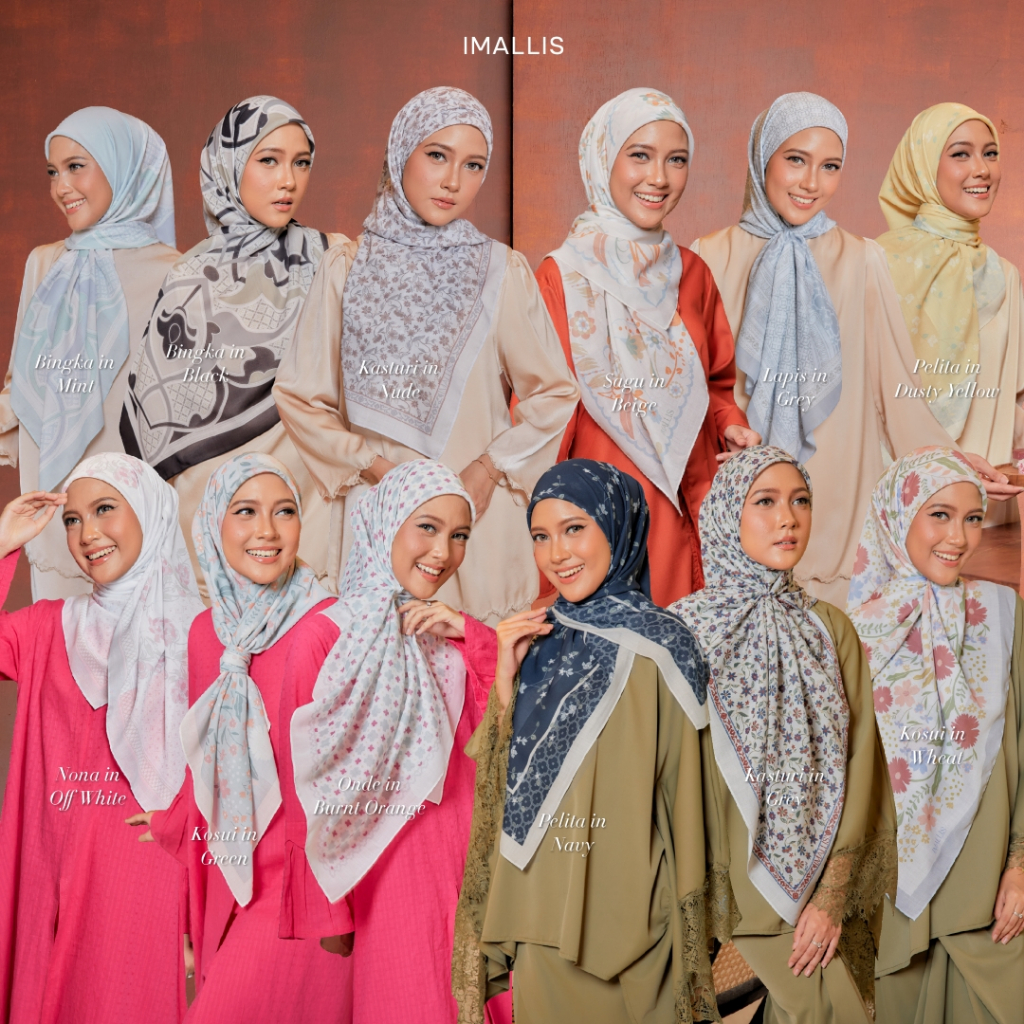 Tudung bawal cotton | Tudung bawal printed bidang 47 dan 50 | Tudung ...