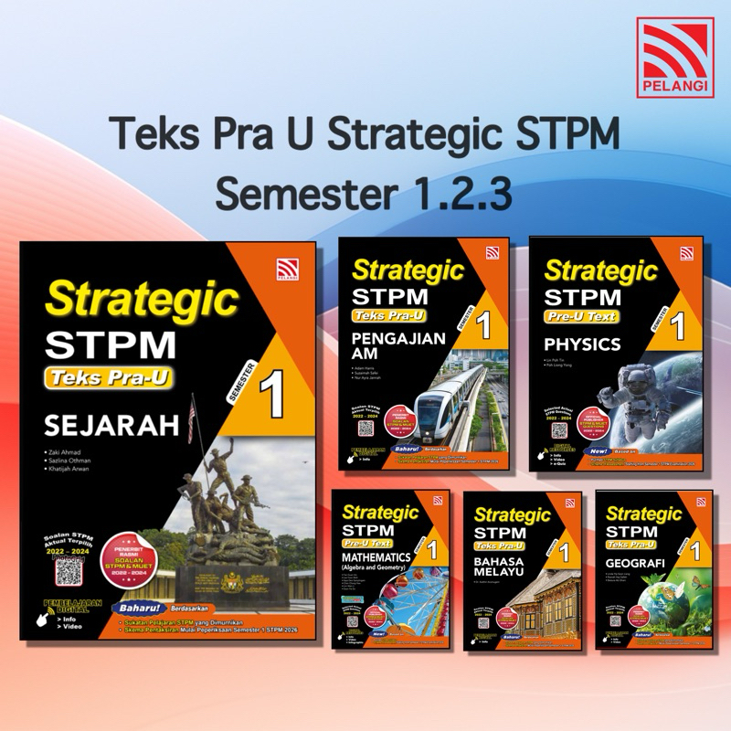 [SVS] READY stock~ Buku Teks Strategi Pra U STPM Semester 1 ( 2025 ) | Shopee Malaysia