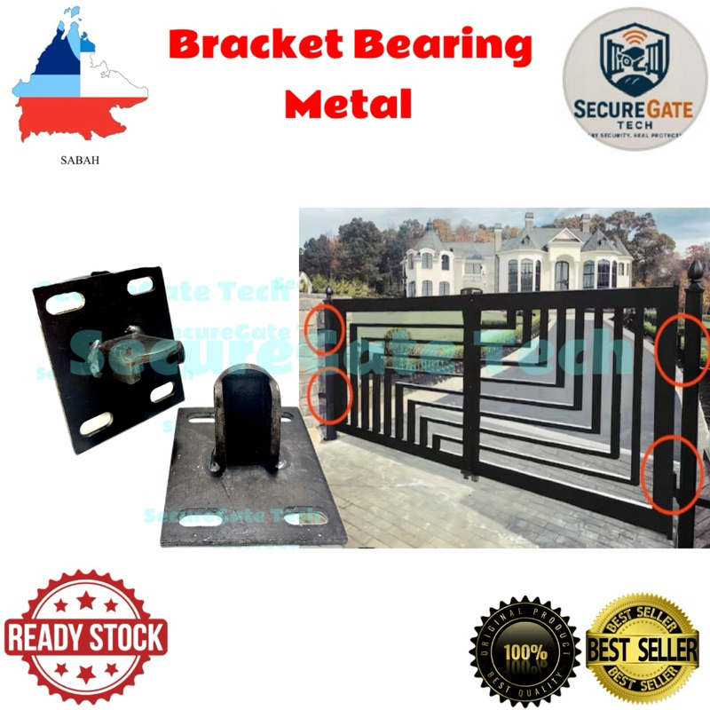 GATE HINGE BRACKET/AUTO BEARING SUPPORT BRACKET/MAIN GATE/HOUSE GATE ...