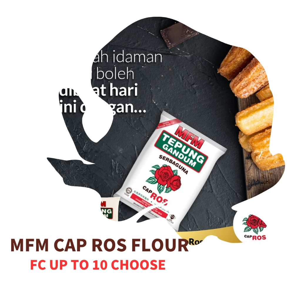 MFM Cap Ros Flour | Tepung Gandum MFM Cap Ros By Fc | Shopee Malaysia