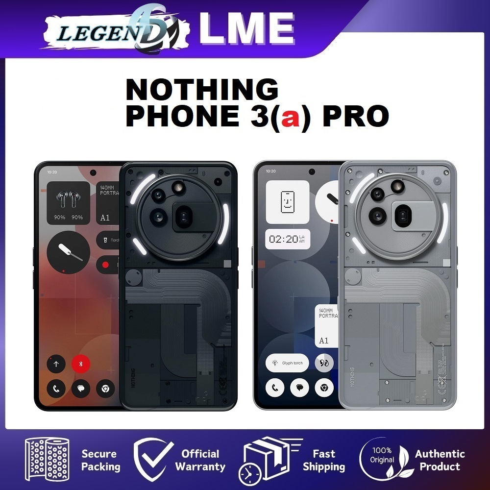 [NEW SET] Nothing Phone 3A Pro (256GB ROM | 12GB RAM) 1 Year Nothing ...