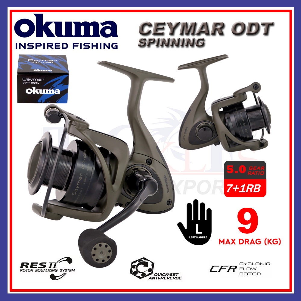 Okuma Ceymar ODT Mesin Pancing Baitcasting | TCE Tackles BC Casting Fishing Reel | Shopee Malaysia