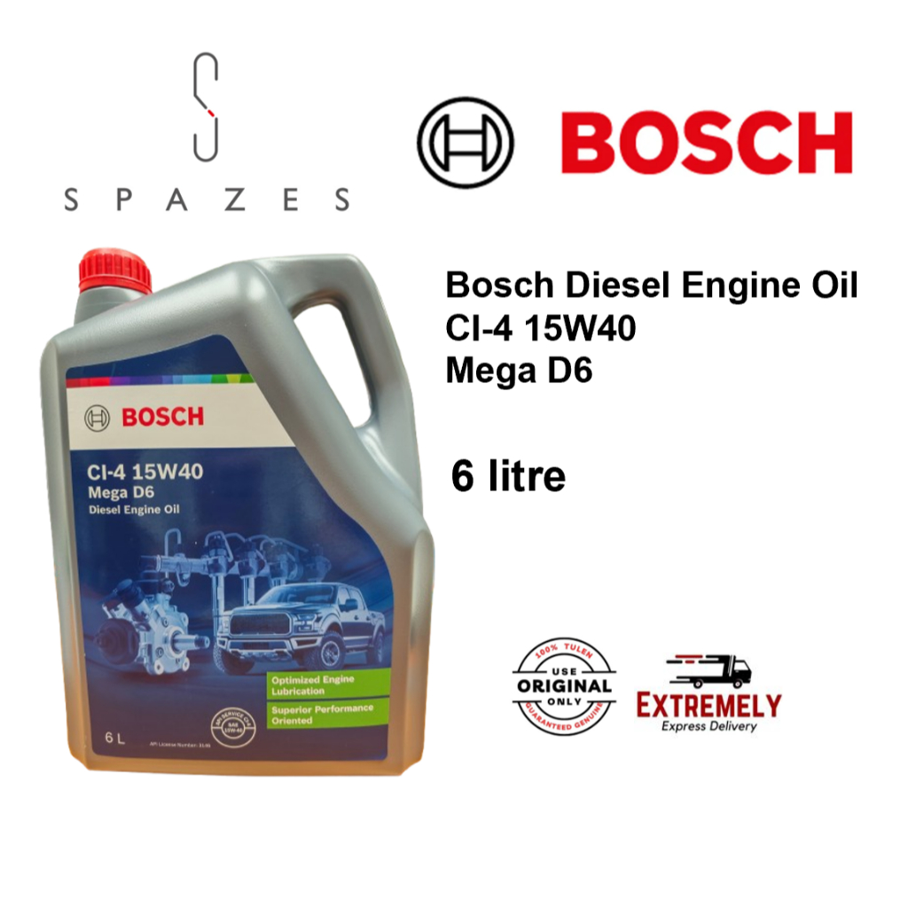 Bosch CI-4 15W40 Mega D6 Diesel Engine Oil for pickup/truck diesel ...