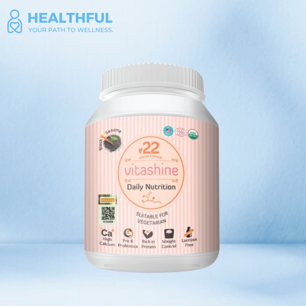 VITASHINE 22 DAILY NUTRITRION BLACK SASEME 900G (EXP 11/2025) | Shopee ...
