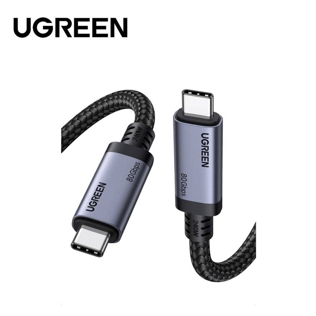 # UGREEN USB-C 4 GEN 4 80GBPS 240W 16K@60HZ 1M ( UG-L706-65383 ) # | Shopee Malaysia