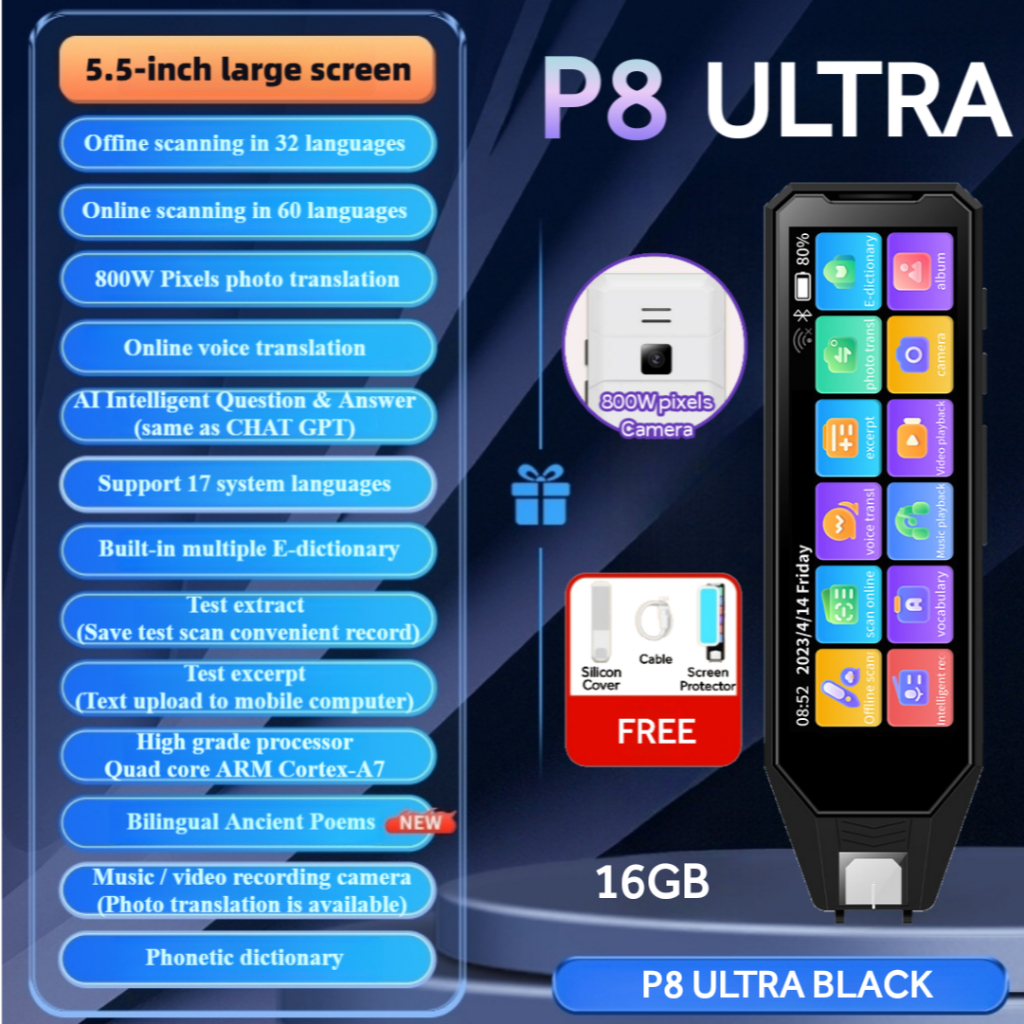 Electronic pen kamus dwibahasa Dictionary pen Point reading pen English ...