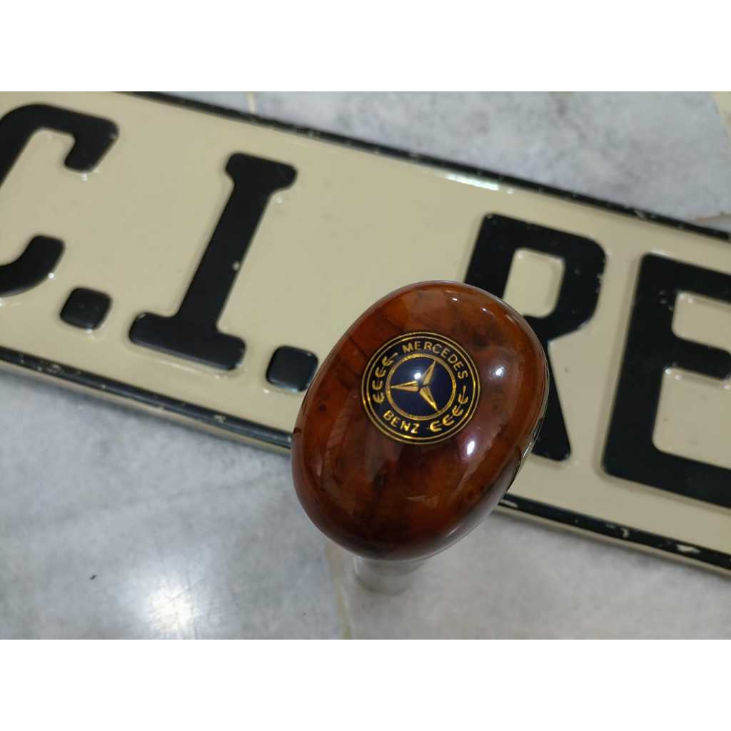 ORI AMG W124 W210 W126 W201 R129 W202 HALF WOODEN METAL STEEL GEAR KNOB ...