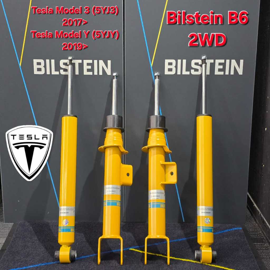 Tesla Model 3 (5YJ3) 2017> Tesla Model Y (5YJY) 2019> 2WD 4WD Bilstein ...