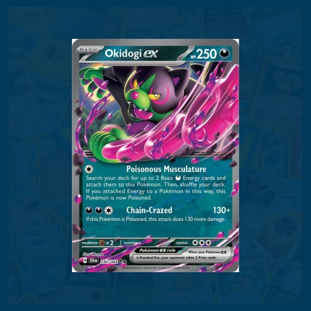 Okidogi Ex (036/064) Ultra Rare | Shrouded Fable | Pokemon TCG Card ...