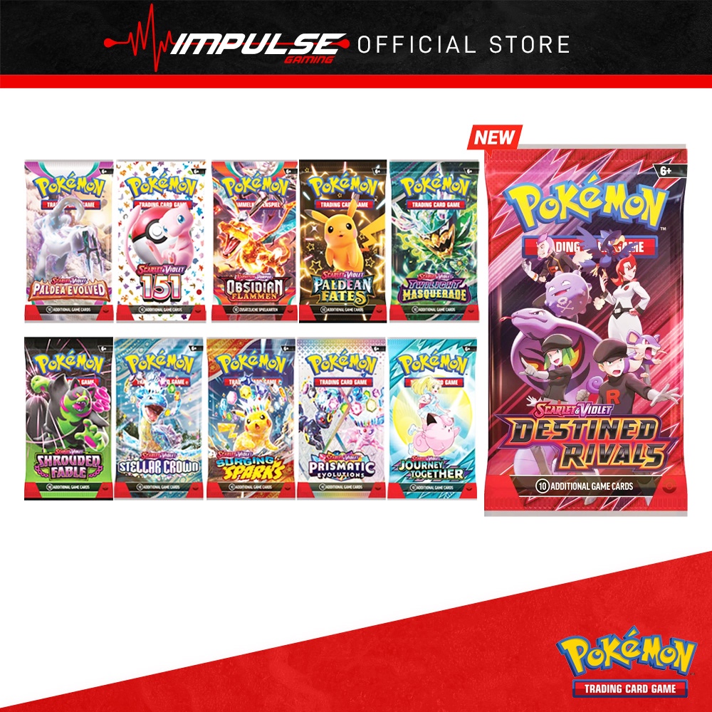 Pokemon TCG [ENGLISH] Scarlet Violet Booster Pack: Primatic, Journey ...