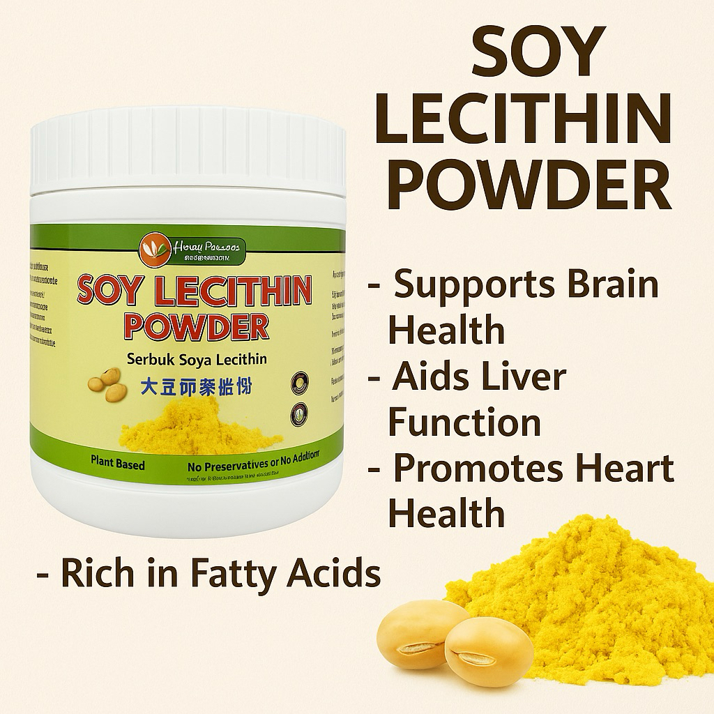 Serbuk Lecithin Soya Health Paradise 100g | Soy Lecithin Powder ...