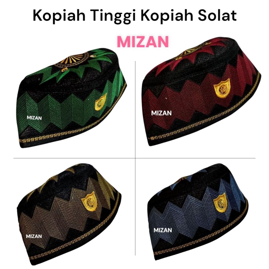 Kopiah Tinggi 4 Inch Kopiah Tahfiz Kopiah Bercorak | Shopee Malaysia