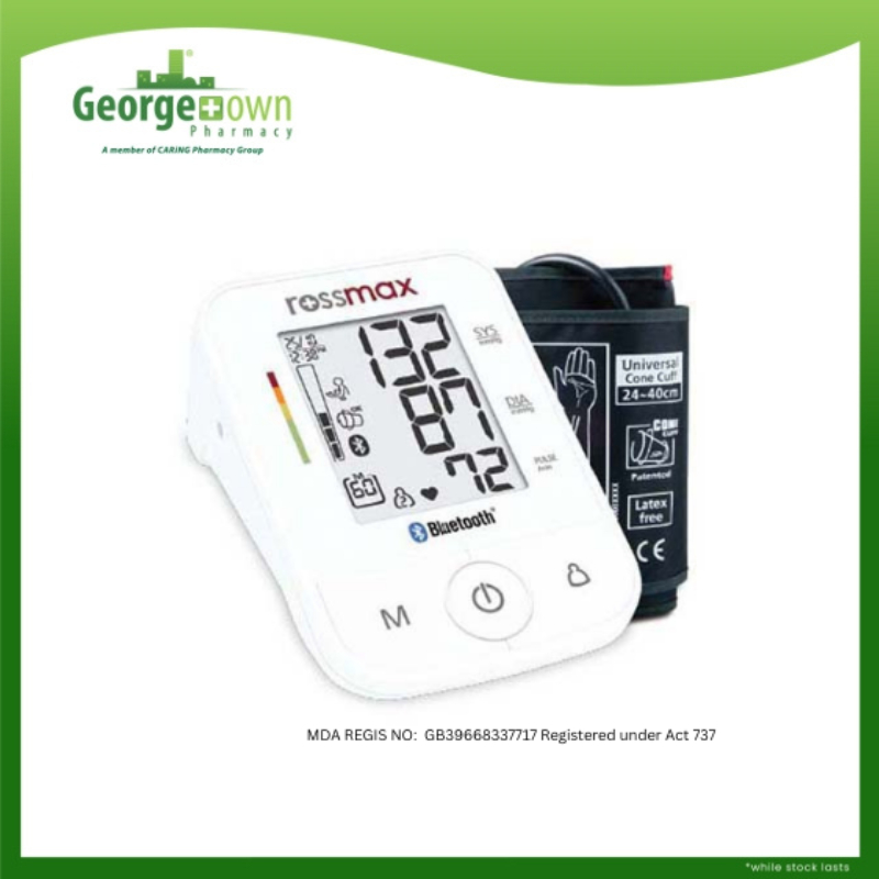 ROSSMAX BLOOD PRESSURE MONITOR WITH BLUETOOTH TECHNOLOGY (FREE ADAPTOR ...