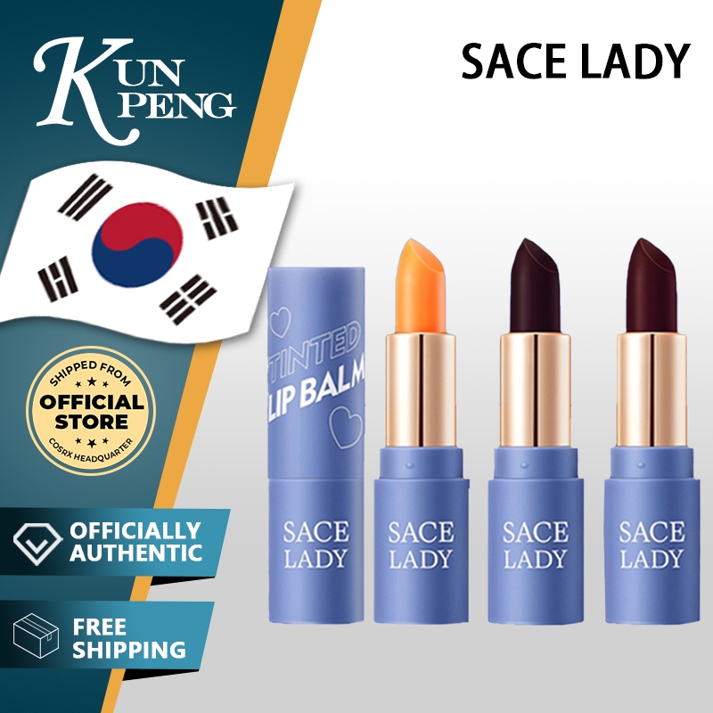 SACE LADY Lip Balm Waterproof Color Liptint Moisturizing Temperature ...